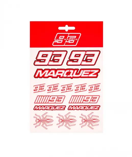 MARC MARQUEZ STICKERS MEDIUM – Motorsport Superstore