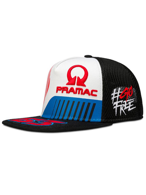 Francesco Bagnaia Pramac Dual Adults Flat Peak Trucker Cap – Motorsport ...